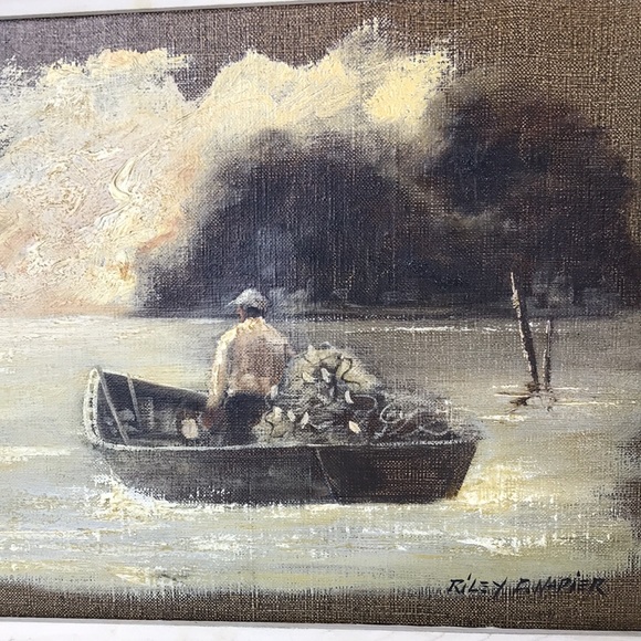 Wall Decor | Vintage Riley F Napier Oil Painting 14x 1 Framed | Poshmark